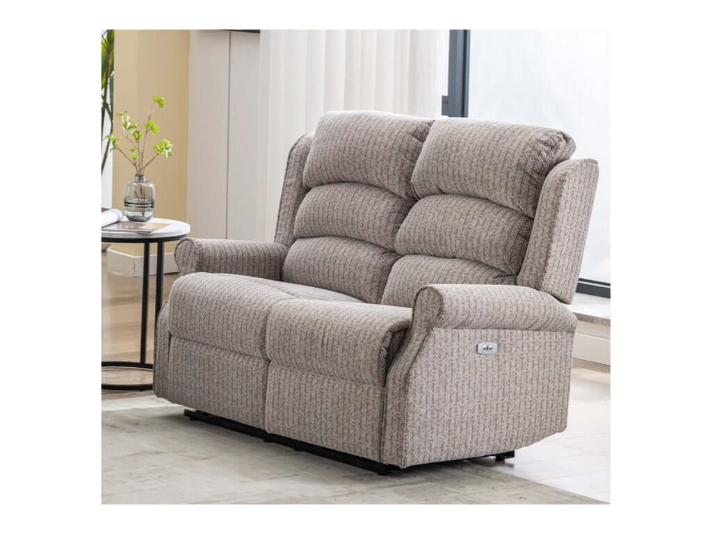 Windsor 2 Seater Electric Sofa- Natural – The Right Buy Store