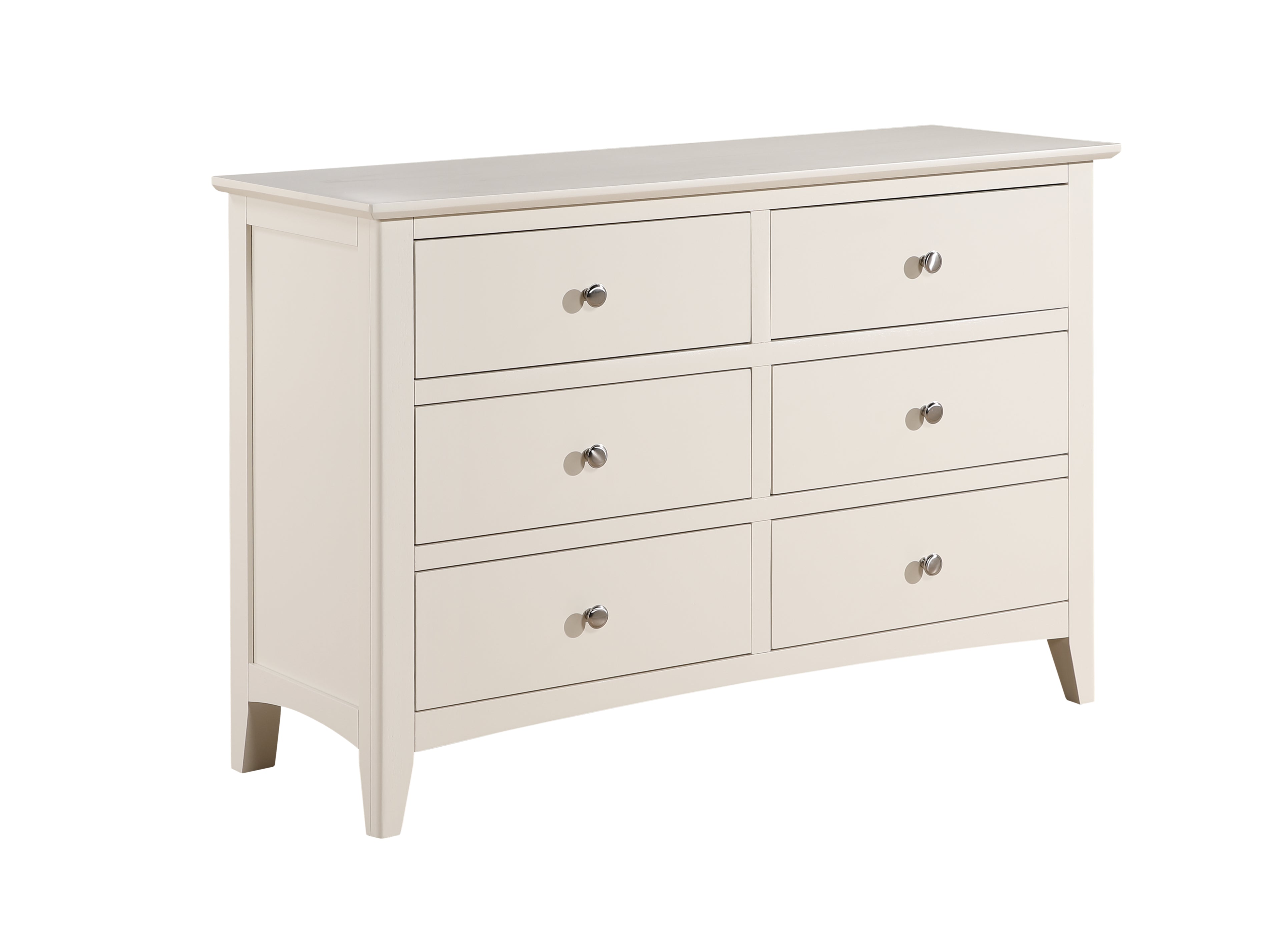 Luciana 6 Drawer Chest - Ivory – The Right Buy Store