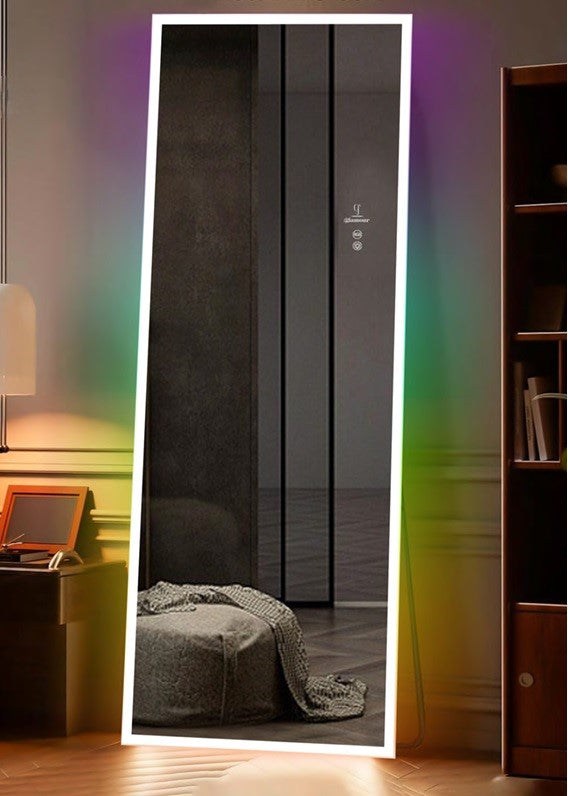 Glam Tower Mirror – 3 Light Settings – The Right Buy Store