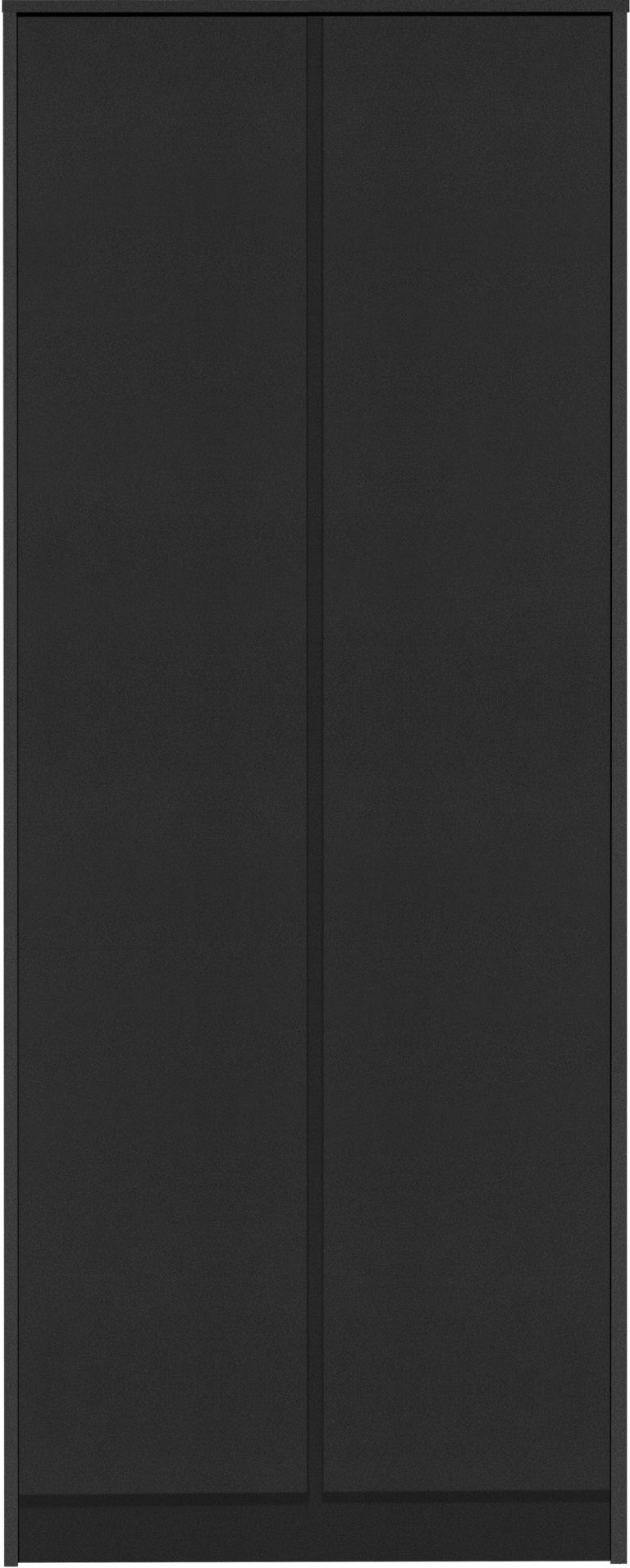 Malvern 2 Door Wardrobe - Black – The Right Buy Store